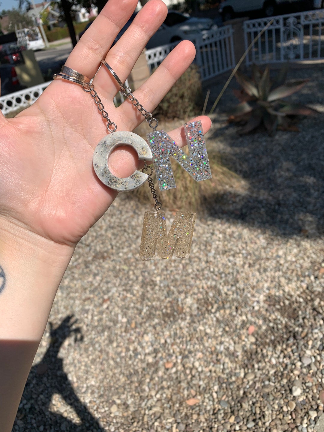 ABC Keychains - Etsy