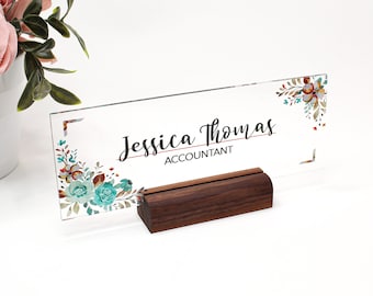 Nature Name Plate - Etsy