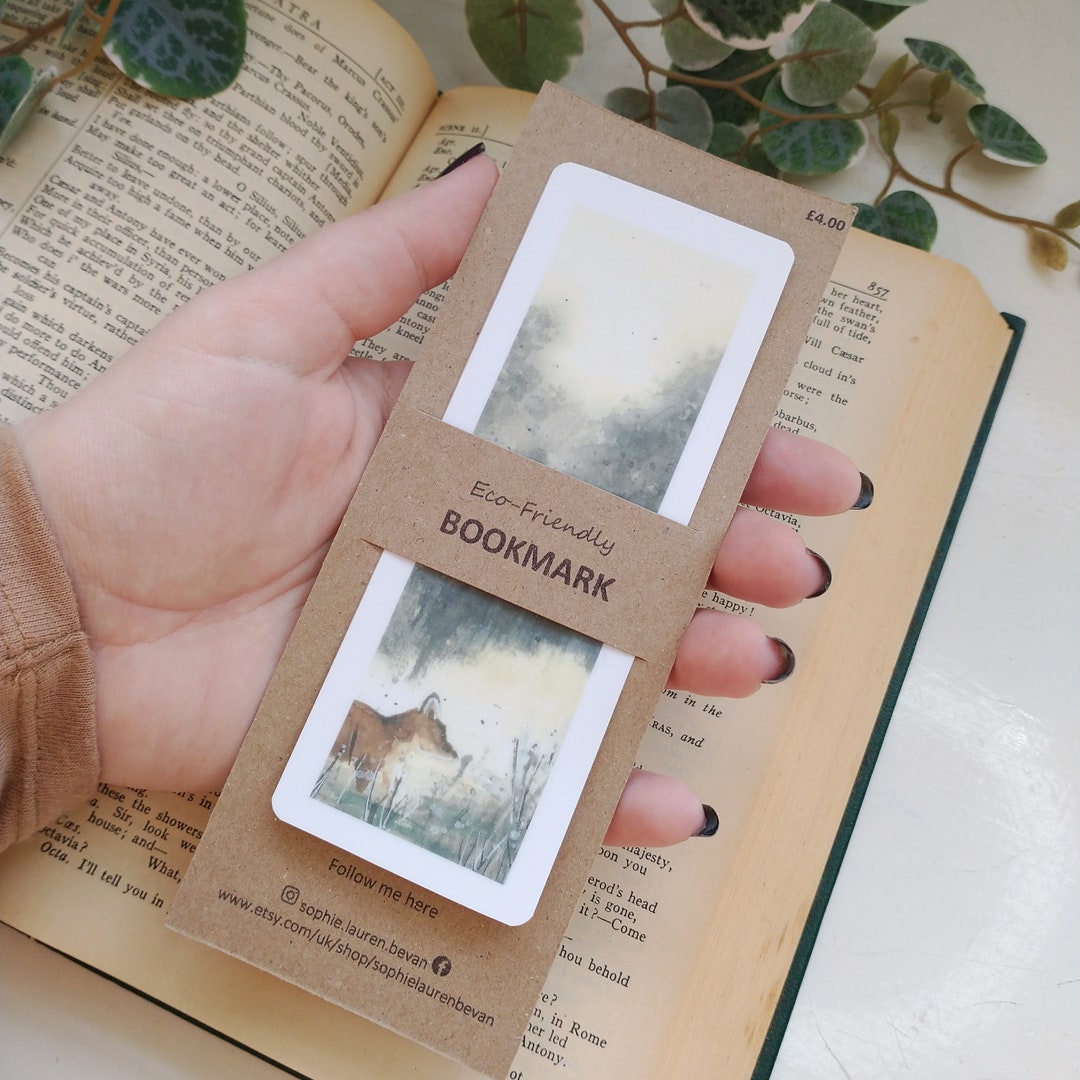 FOX BOOKMARK, Eco-friendly, Eco-friendly Bookmark, Recycled, Free ...