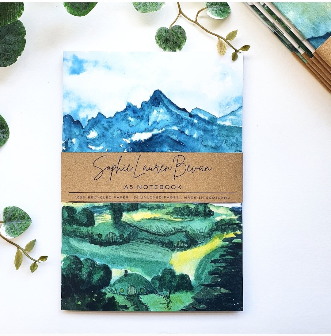 Lord of the Rings Notebook Set - Recycled Notebooks A5 - Set of 3 ...