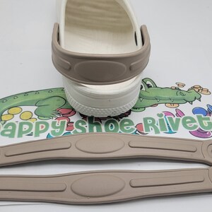 Replacement Shoe Straps That Fit Crocs Shoes Sand Color 9 INCHES W/4 ...