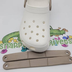 Replacement Shoe Straps That Fit Crocs Shoes Sand Color 9 INCHES W/4 ...