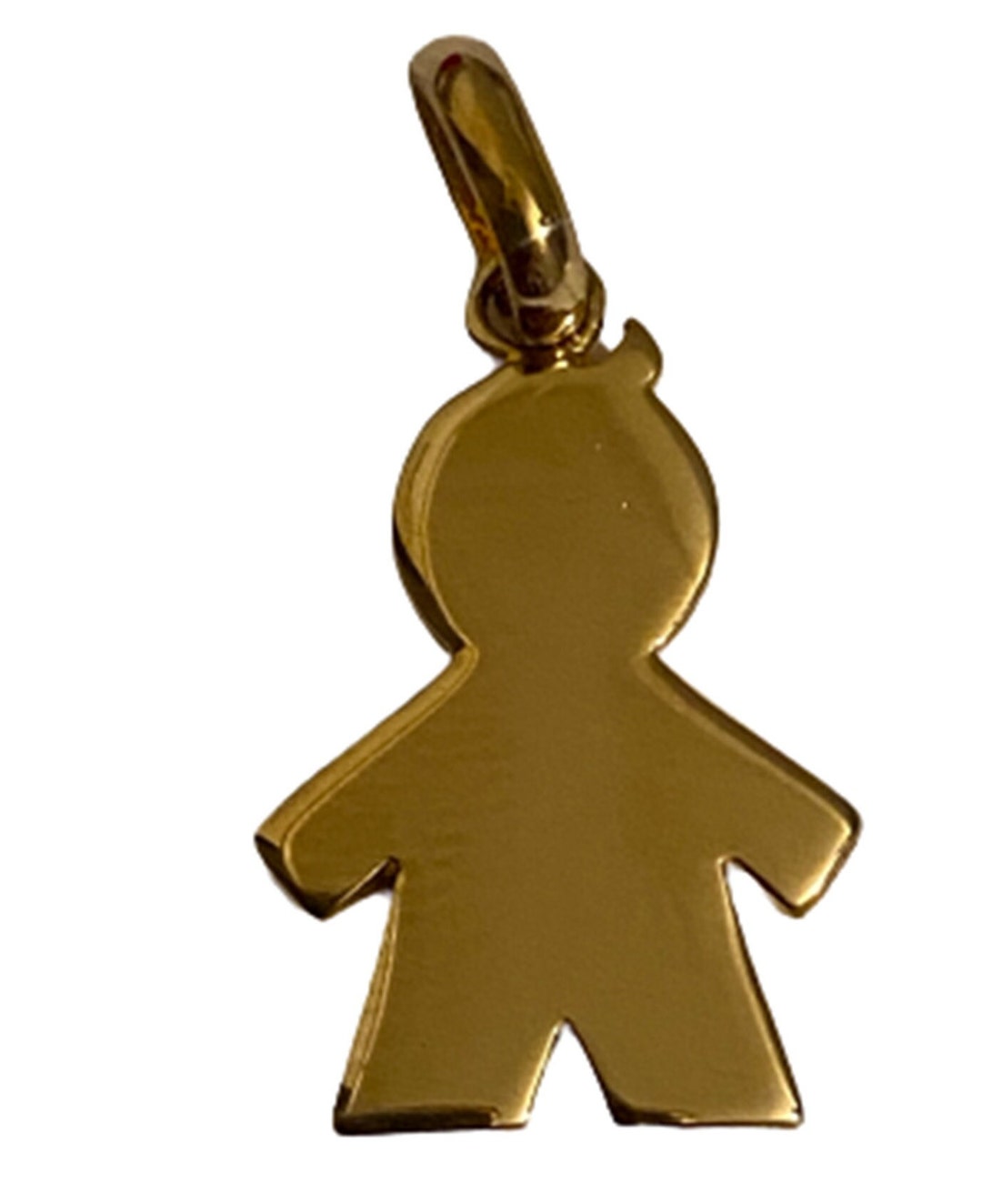Gold-plated Pendant - Character - - Etsy