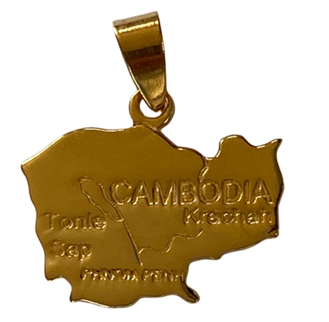 Gold-plated Pendant Cambodia - Etsy Singapore