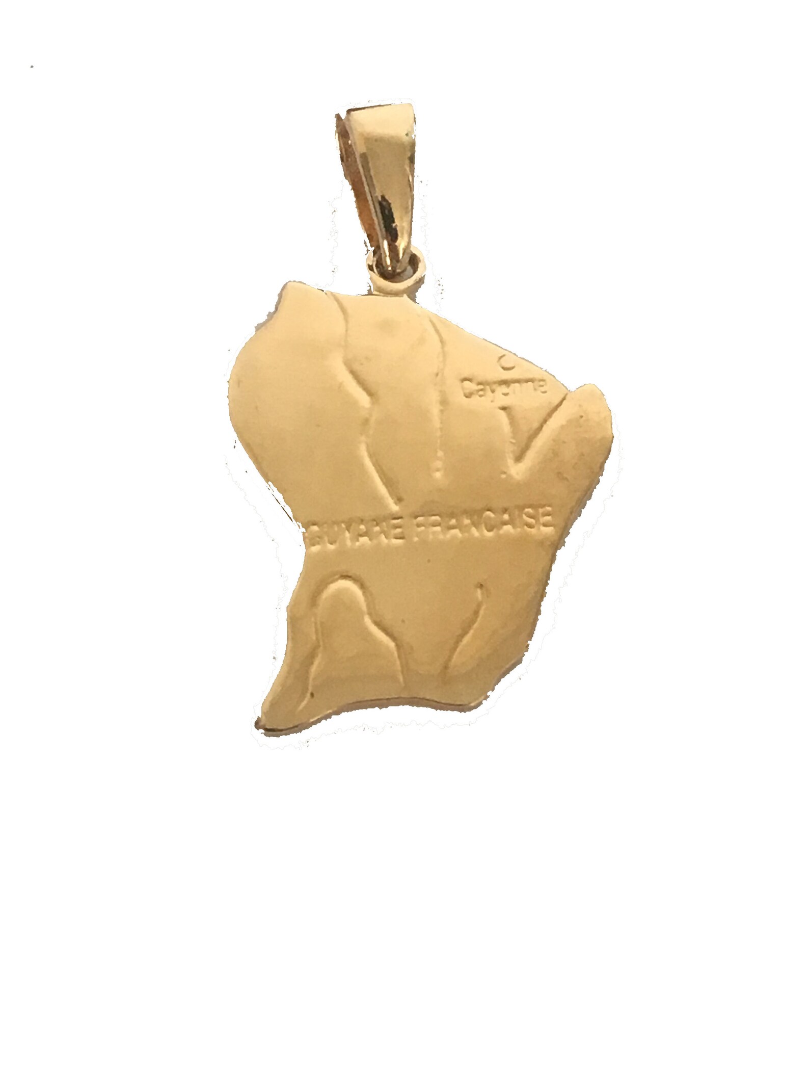 Pendentif en plaqué or Guyane - Etsy Canada