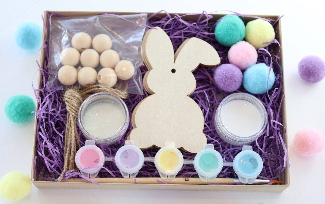 Easter Craft Kit, DIY Easter Painting Kit, Easter Activity in a Box ...
