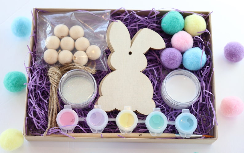 Easter Craft Kit DIY Easter Painting Kit Easter Activity in - Etsy