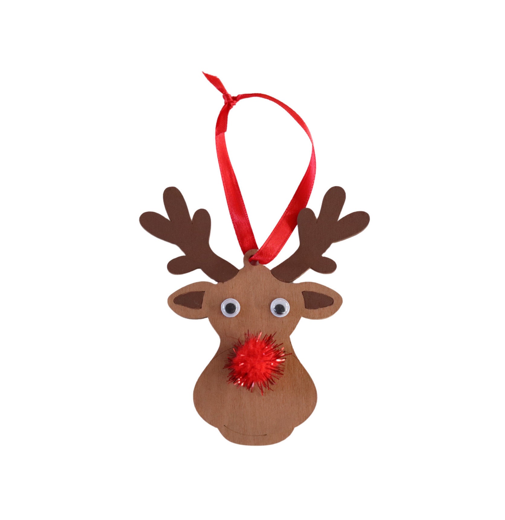 diy kit craft kit DIY Flat Reindeer ornament Custom painted or diy ...