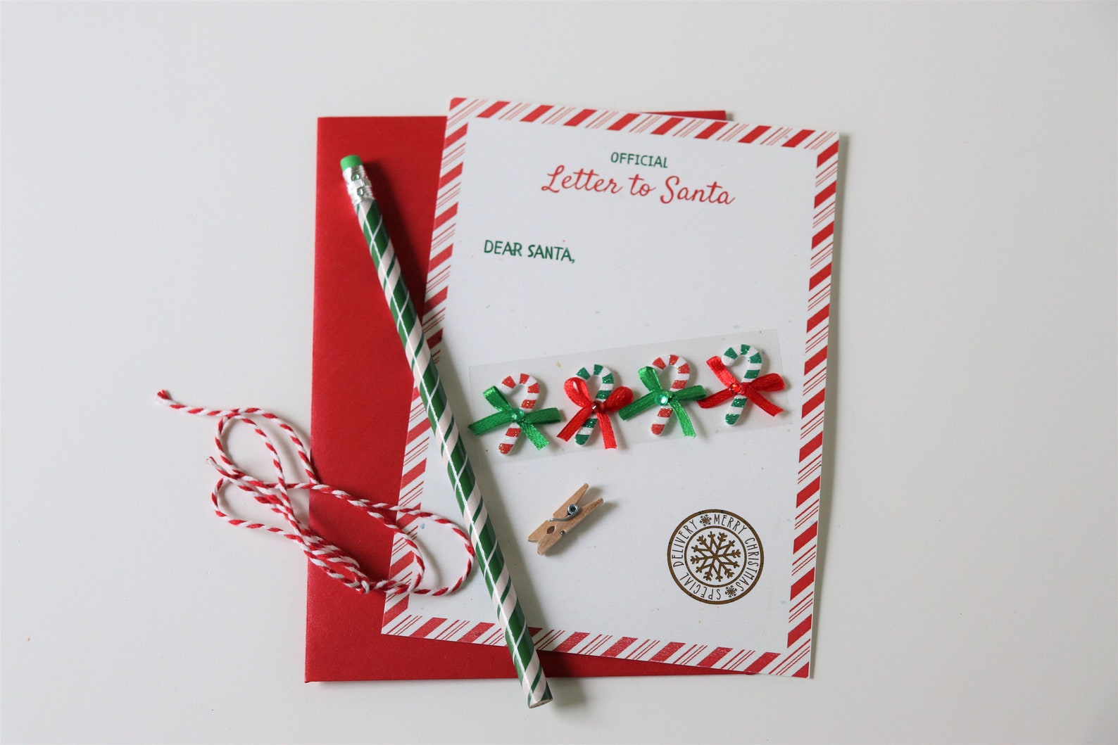 Letter to Santa Kit, Write a Letter to Santa, Dear Santa Letter, Santa ...