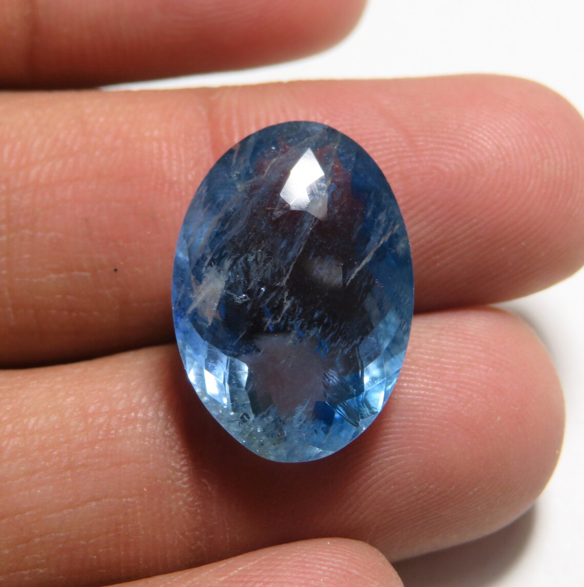 Best Color Aquamarine Natural Aquamarine Faceted Gemstone Etsy