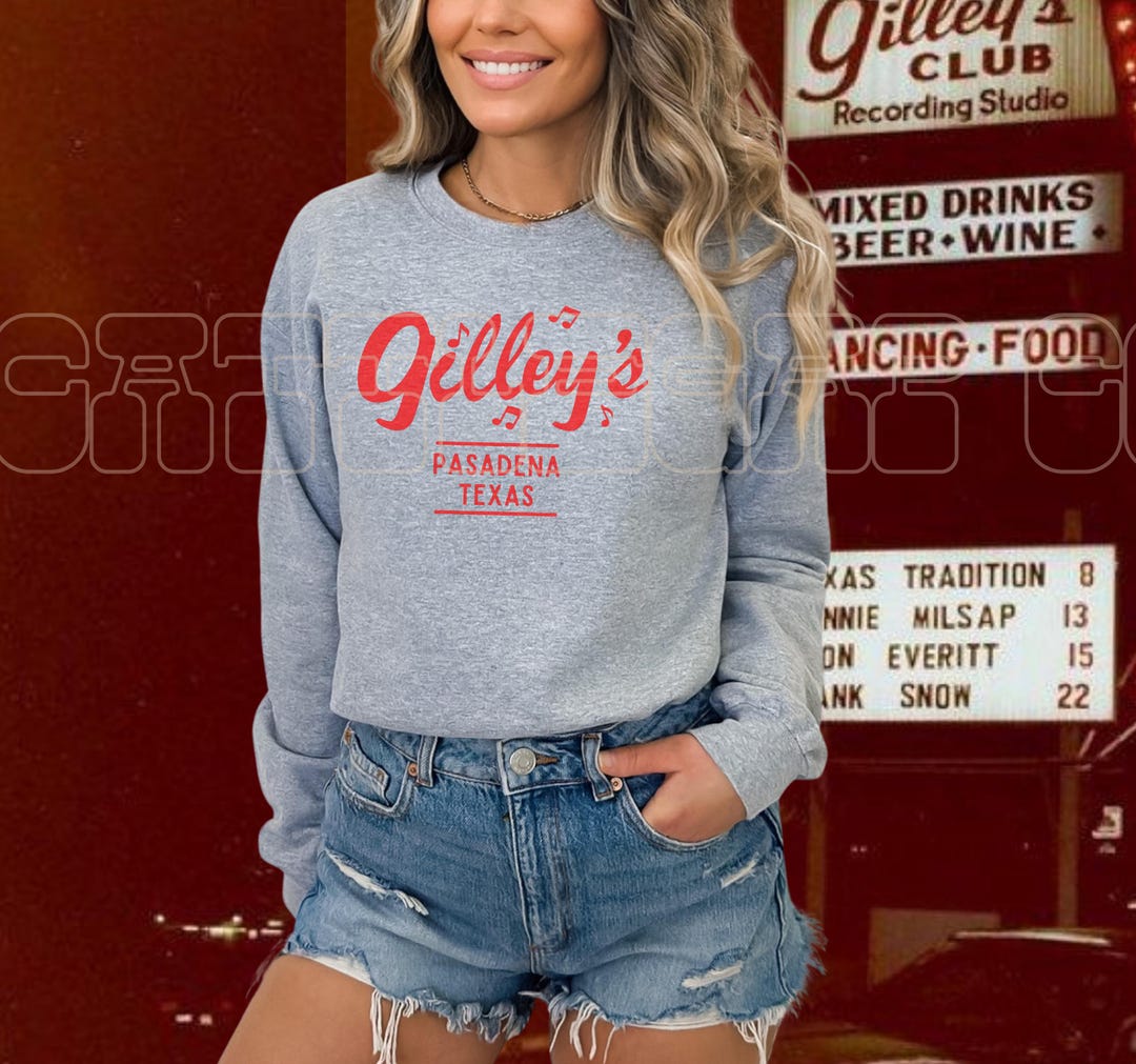 Gilley's Urban Cowboy, Pasadena Texas, Crewneck Sweatshirt, Bud Sissy ...