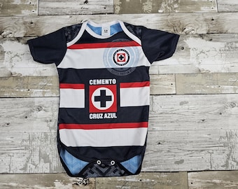 Cruz Azul Baby Jersey 2021-2022, Liga MX, Body De Bebé, Cruz Azul ...