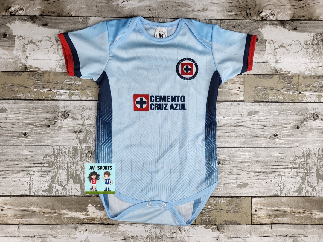 Cruz Azul Baby Jersey 2023-2024, Liga MX, Body De Bebé, Cruz Azul ...