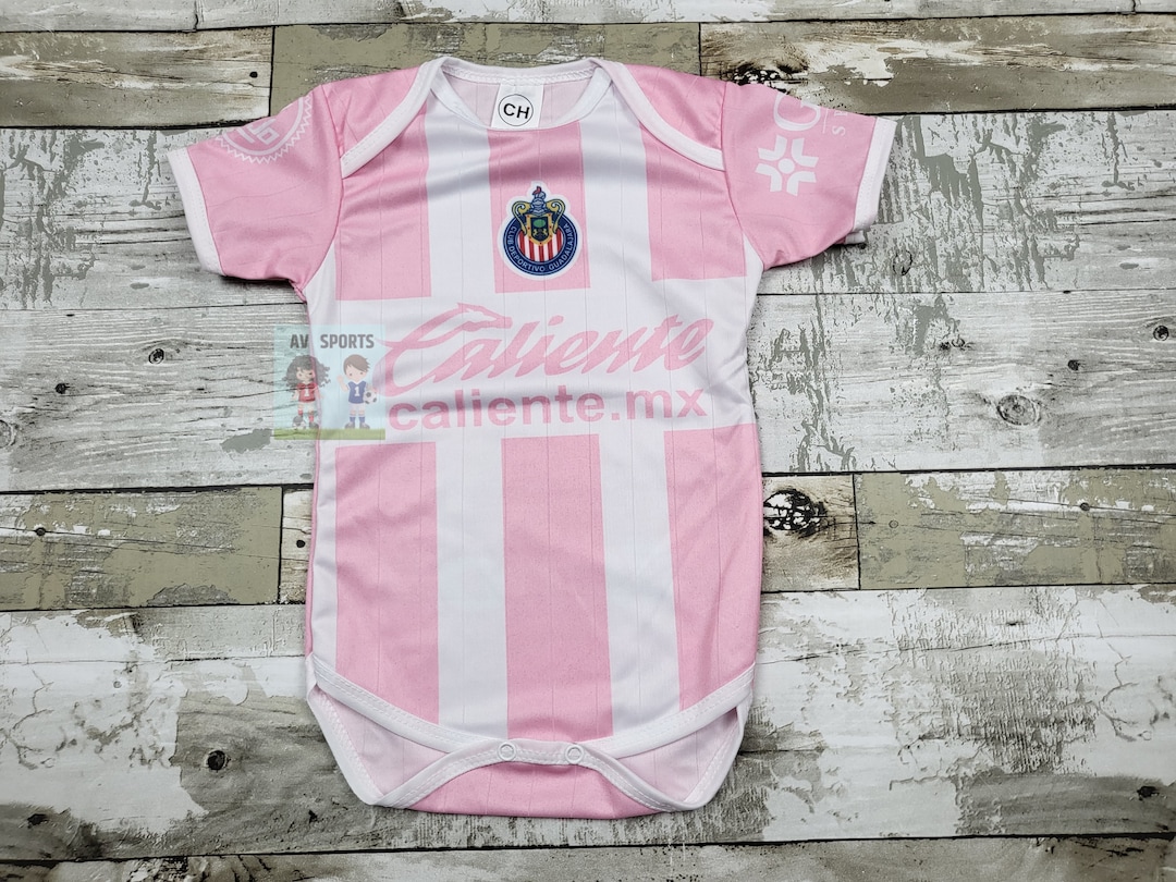 Chivas De Guadalajara Baby Jersey, Jersey, Liga MX, Body De Bebé, Teal ...