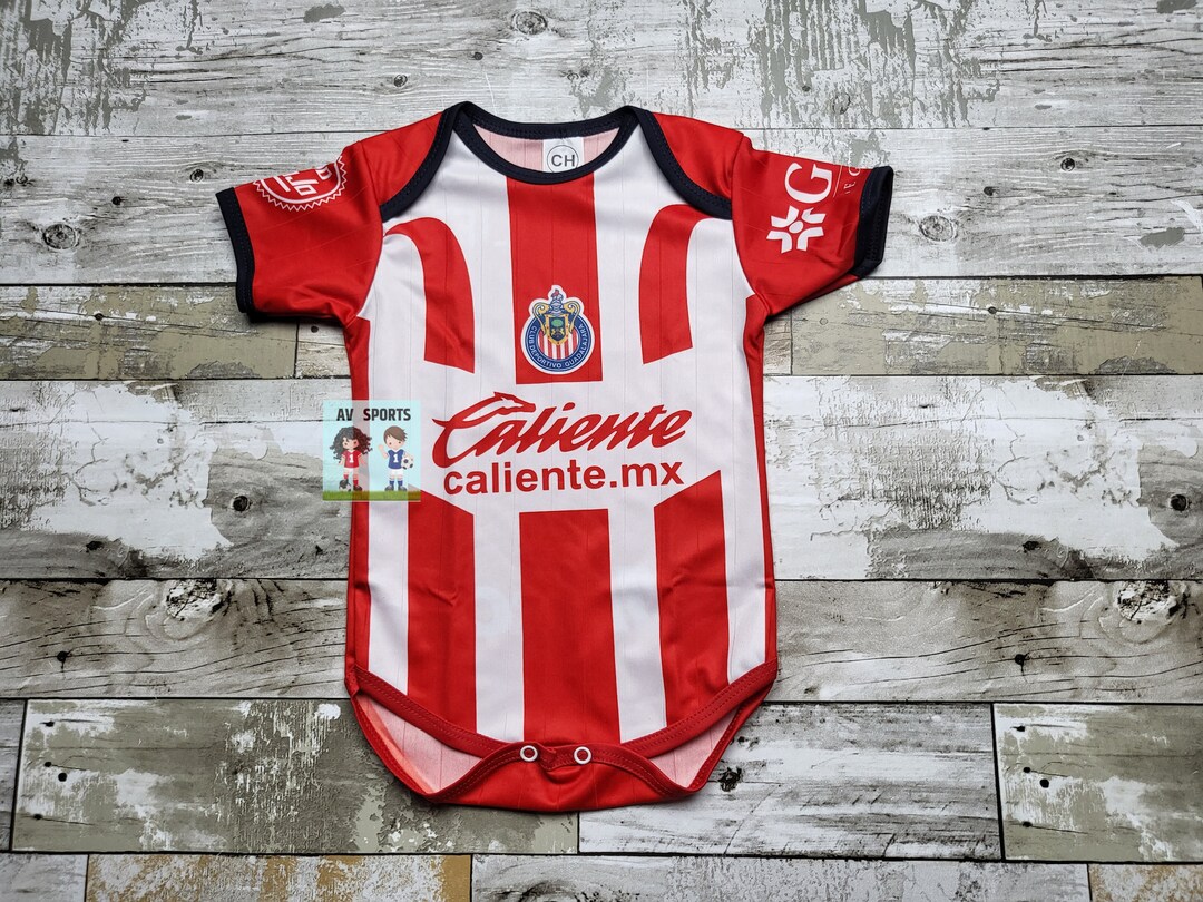 Chivas De Guadalajara Baby Jersey, Jersey, Liga MX, Body De Bebé ...