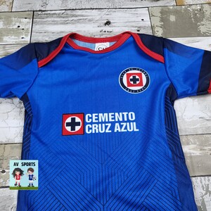 Cruz Azul Baby Jersey 2023-2024, Liga MX, Body De Bebé, Cruz Azul ...