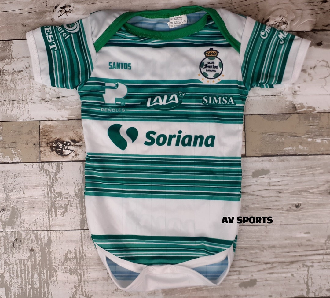 Santos Body, Jersey, Liga MX, Pañalero De Bebé, Santos Jersey - Etsy