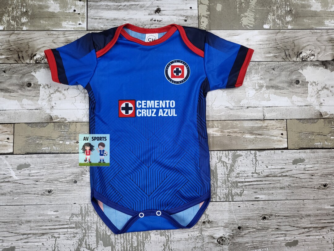 Cruz Azul Baby Jersey 2023-2024, Liga MX, Body De Bebé, Cruz Azul ...