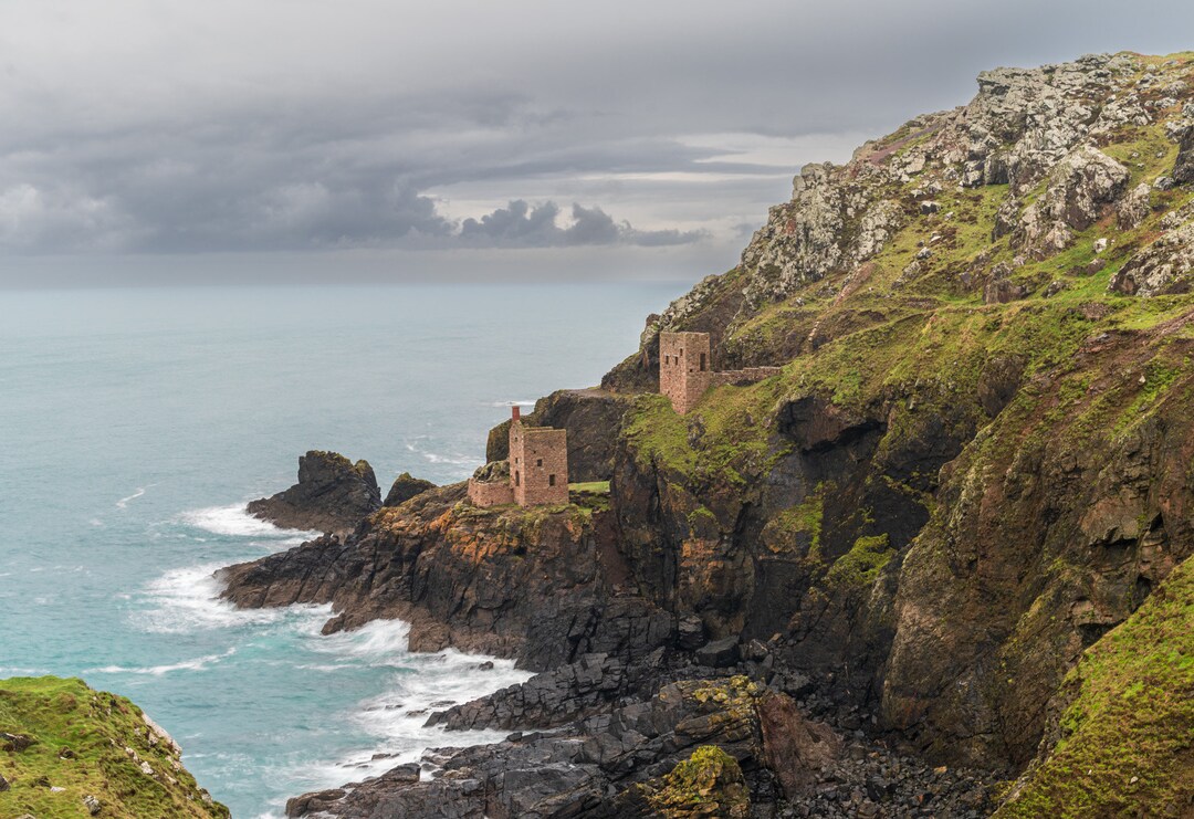 Botallack Mine, Tin and Copper Mine, Cornwall, Penzance, Cornwall, Fine ...