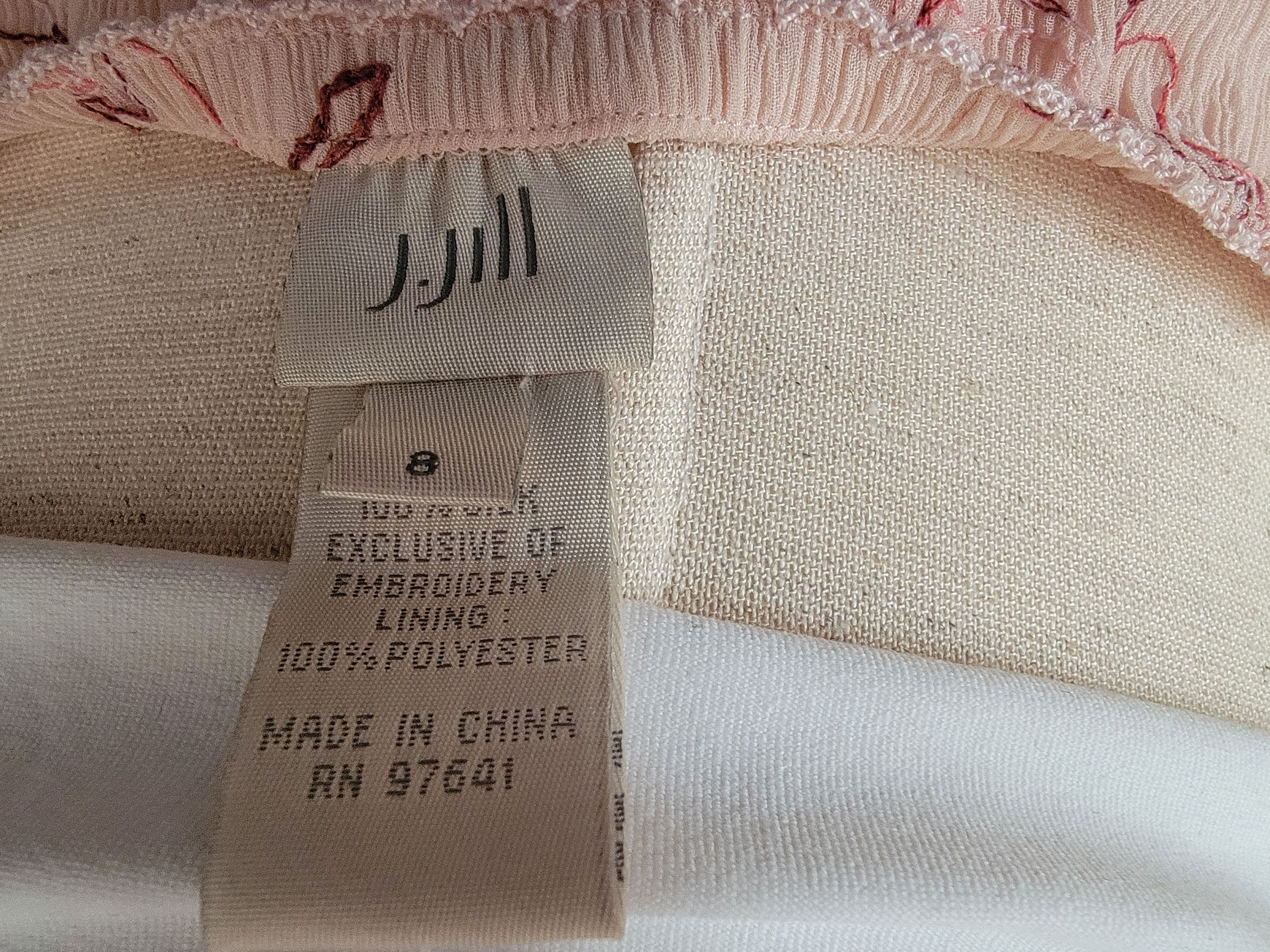 NIP Vintage J Jill Silk Crepe Embroidered Skirt - Etsy