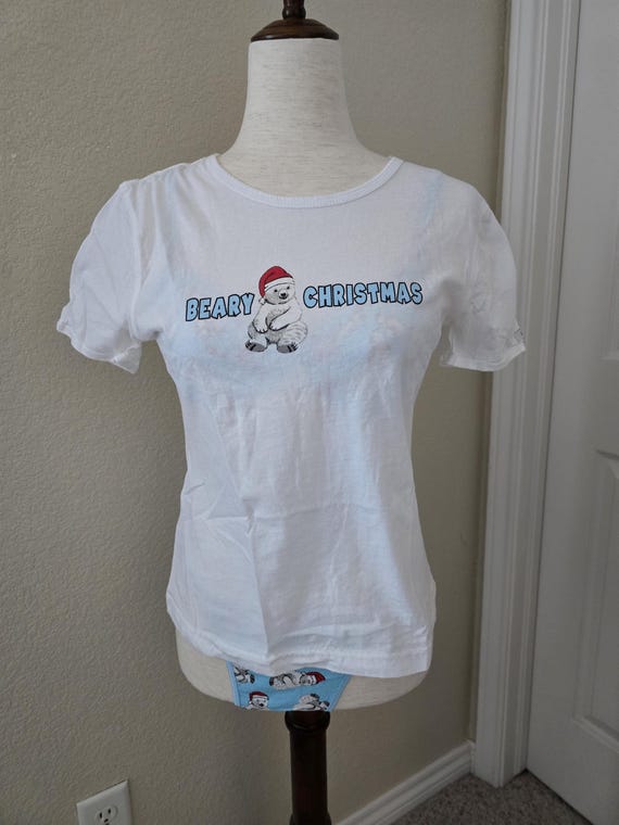 Very Rare 1990's Joe Boxer Turquoise Blue and White P… - Gem