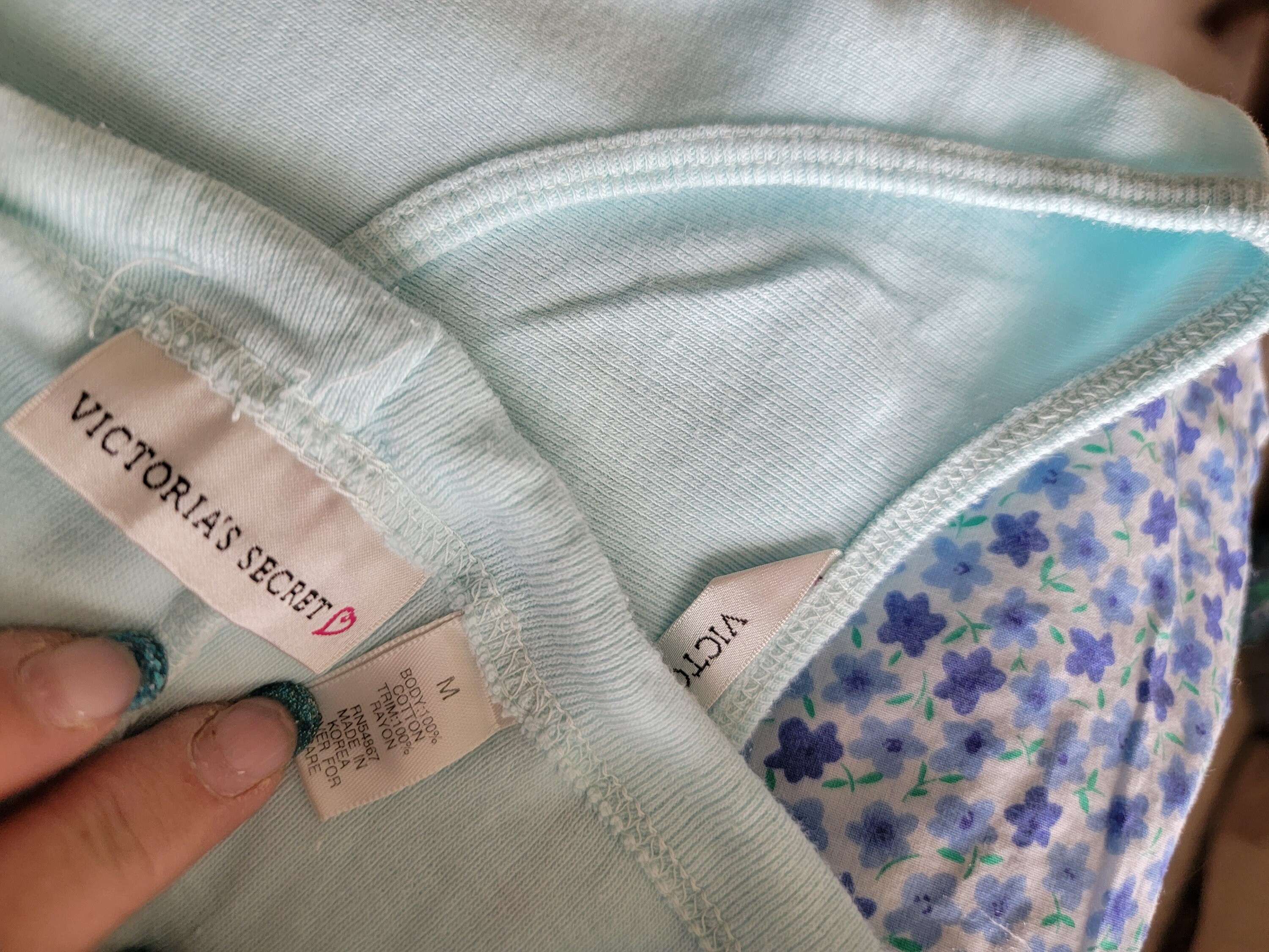 Very Rare Vintage 1980s Victoria's Secret Knit and Lace Trim Shortie PJ ...