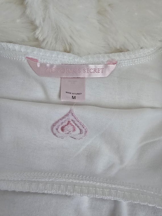 Very Rare Vintage Victoria's Secret Pink Heart Knit T… - Gem