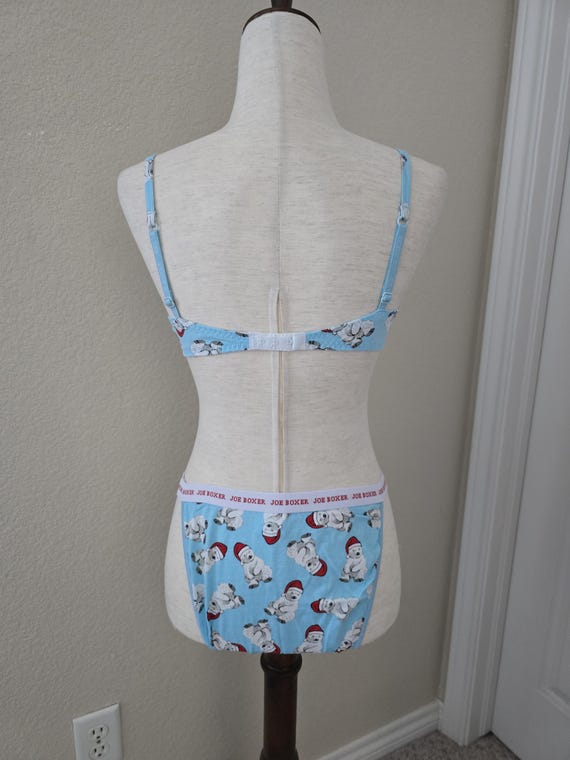 Very Rare 1990's Joe Boxer Turquoise Blue and White P… - Gem