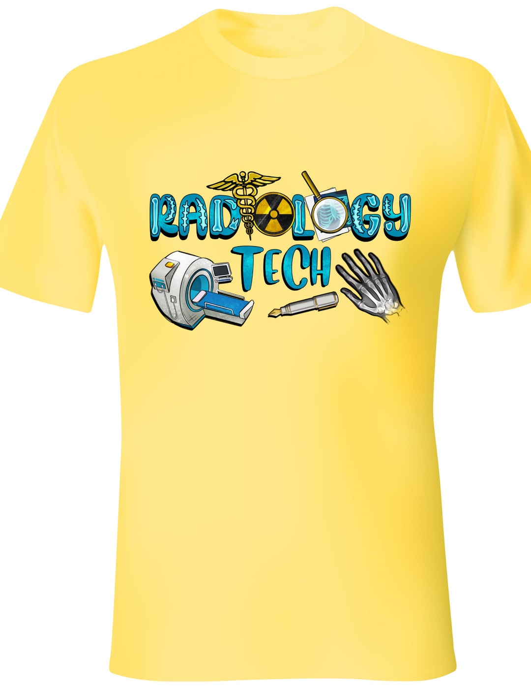 Radiology Tech Shirt/radiology Nurse T-shirt/rad Tech Shirt/x-ray Tech ...