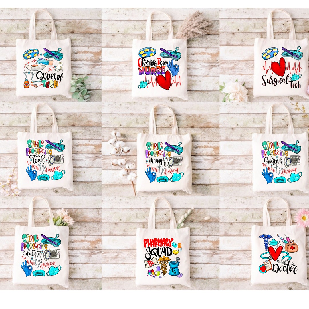 Healthcare Worker Tote Bag: Sterile Processing Gift - Etsy