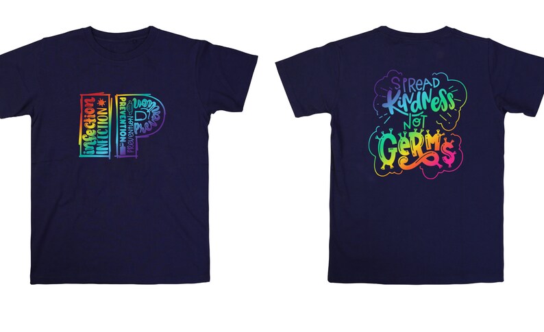 Infection Prevention Nurse T-shirt: Spread Kindness Not Germs - Etsy