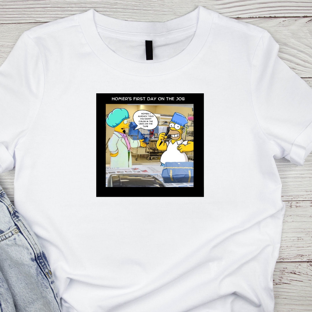 Simpson Inspired Funny Tee/ Sterile Processing Gift/ Spd Week - Etsy