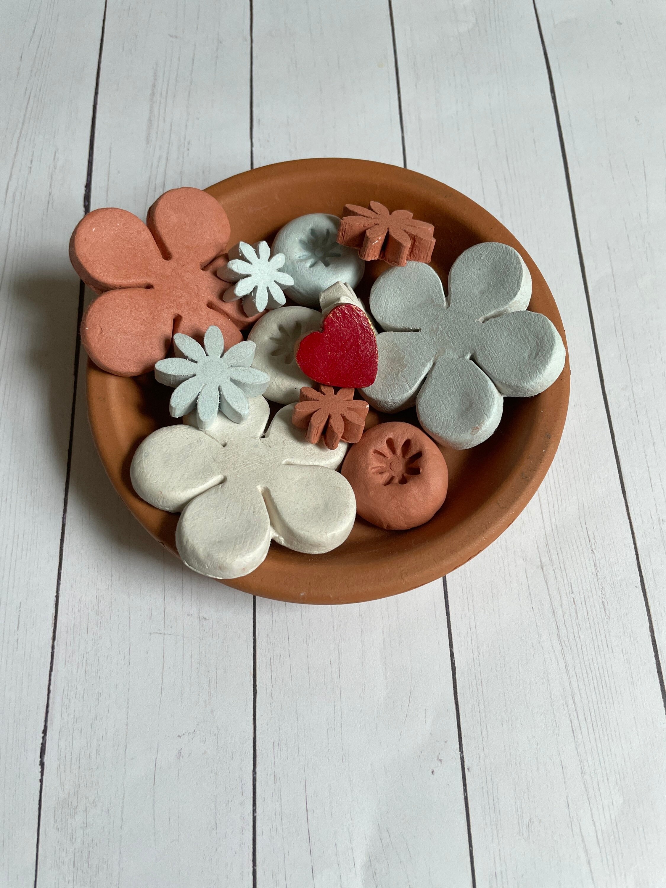 Clay Essential Oil Diffuser Ceramic Air Freshener Valentines - Etsy