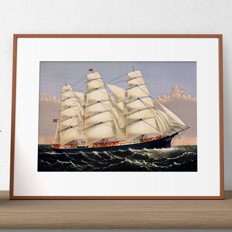 Paintings of Clipper Ships - Etsy