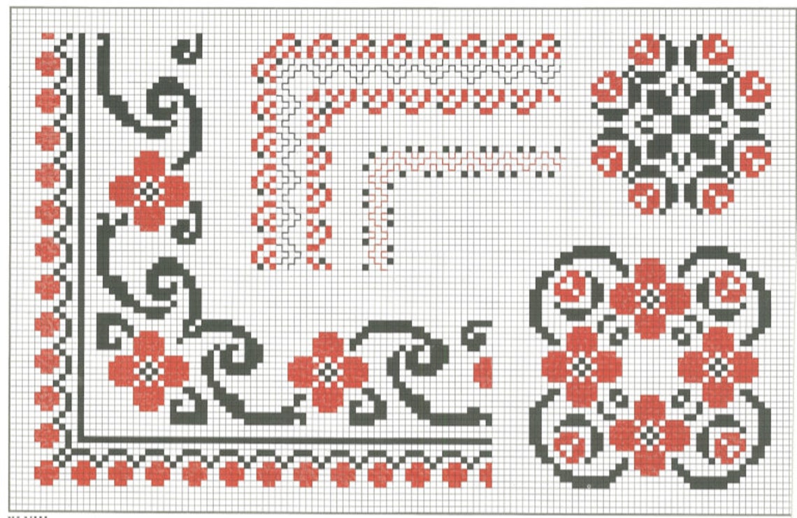 More Than 100 TRADITIONAL ROMANIAN EMBROIDERY Patterns Home | Etsy