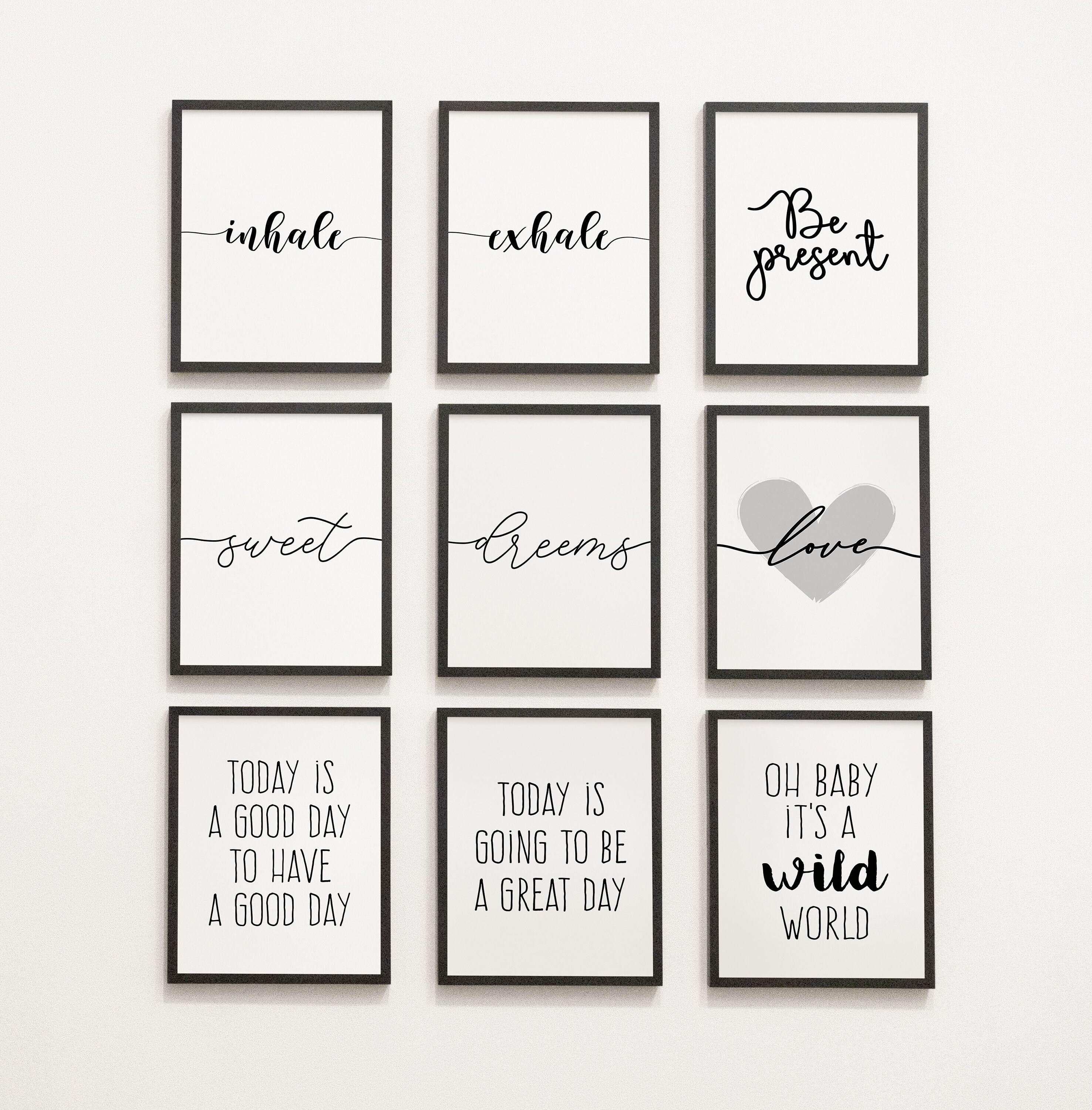 Inspirational Quotes, Positive Quotes Gift, Inspiring Wall Art, Print ...