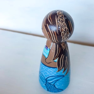 Mermaid Peg Dolls | Mermaid | Magical | Mermaid Gift | Mermaid Decor ...