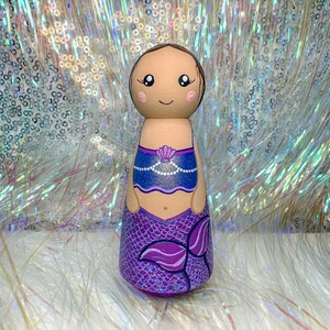 Mermaid Peg Dolls | Mermaid | Magical | Mermaid Gift | Mermaid Decor ...