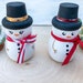 Snowman and Christmas Tree Wood Set Snowman Christmas Trees Christmas ...
