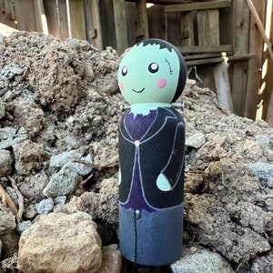 Monster | Bride of Monster | Halloween Peg Dolls | Halloween | Creature ...