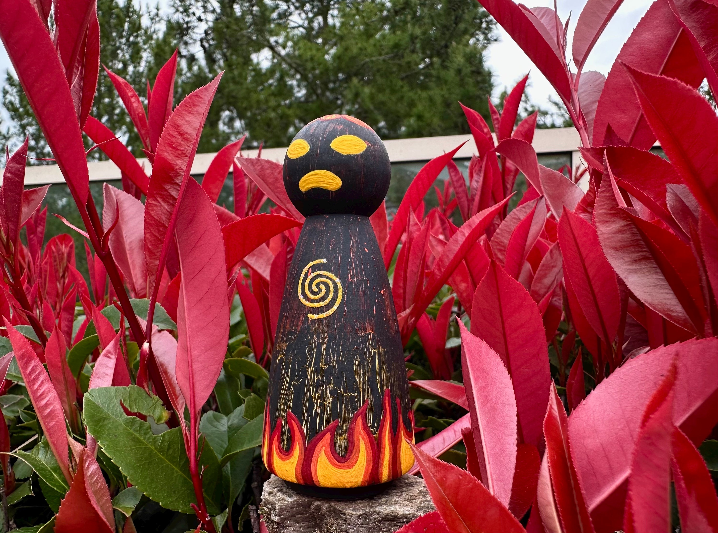 Fire Goddess Peg Doll | Island Fire | Volcano | Christmas Gift ...