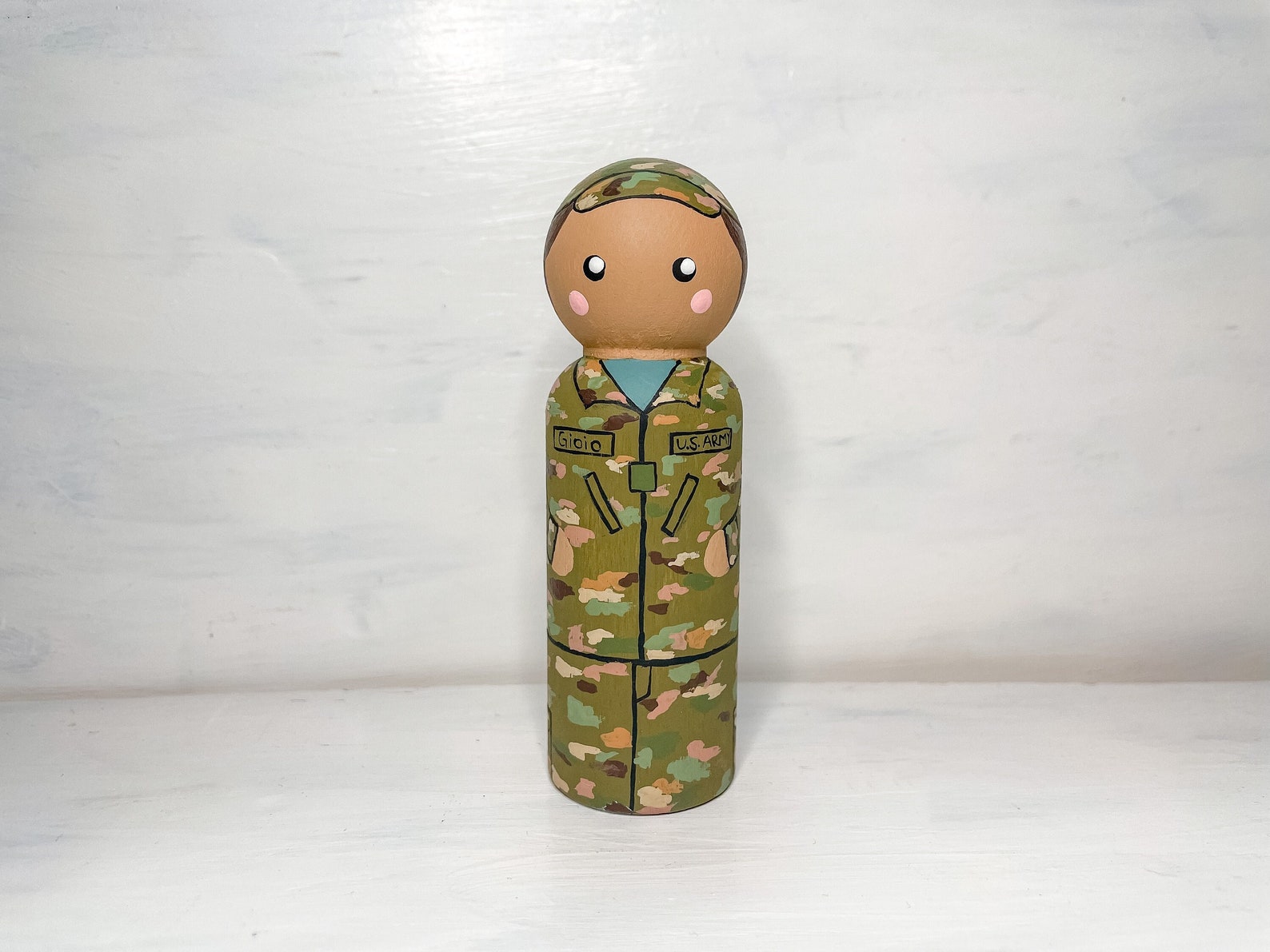 Army Peg Doll Army Army Gift Army Decor Army Toy - Etsy