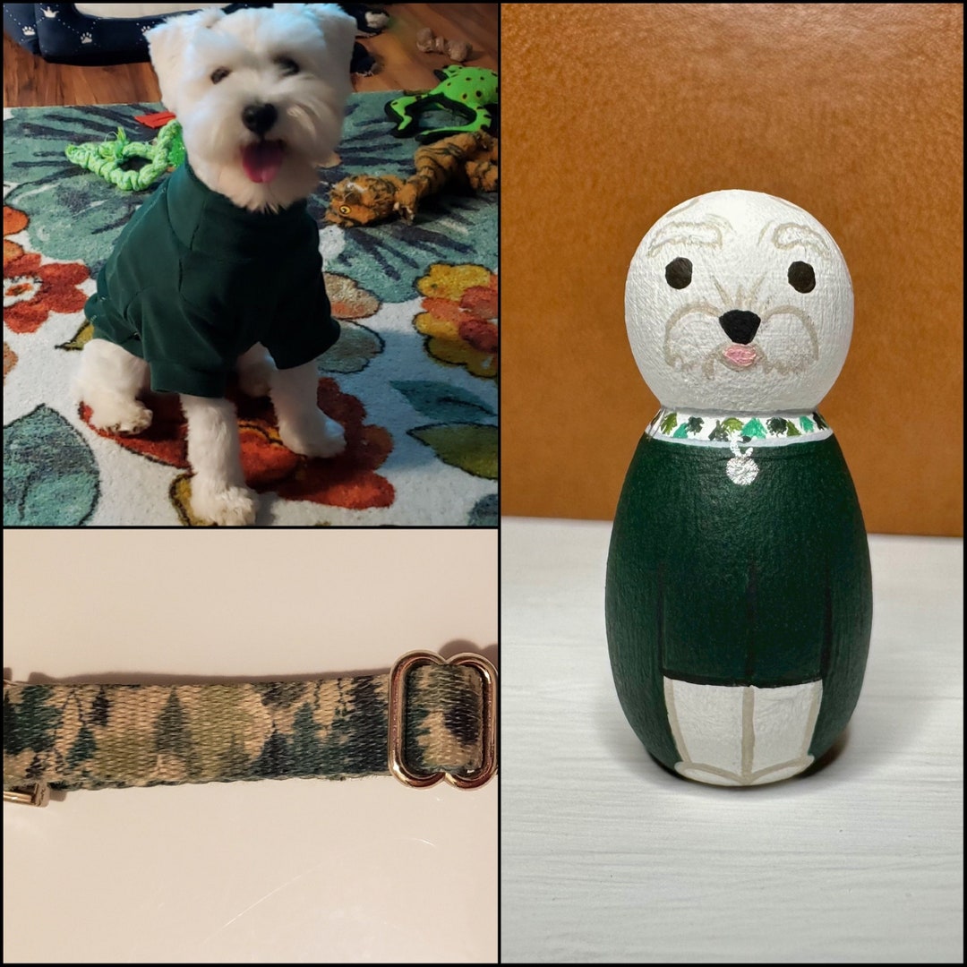 CUSTOM Dog Peg Doll Pet Personalized Pet Peg Doll Hand Painted Gift ...