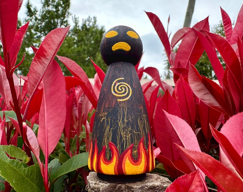 Fire Goddess Peg Doll | Island Fire | Volcano | Christmas Gift ...