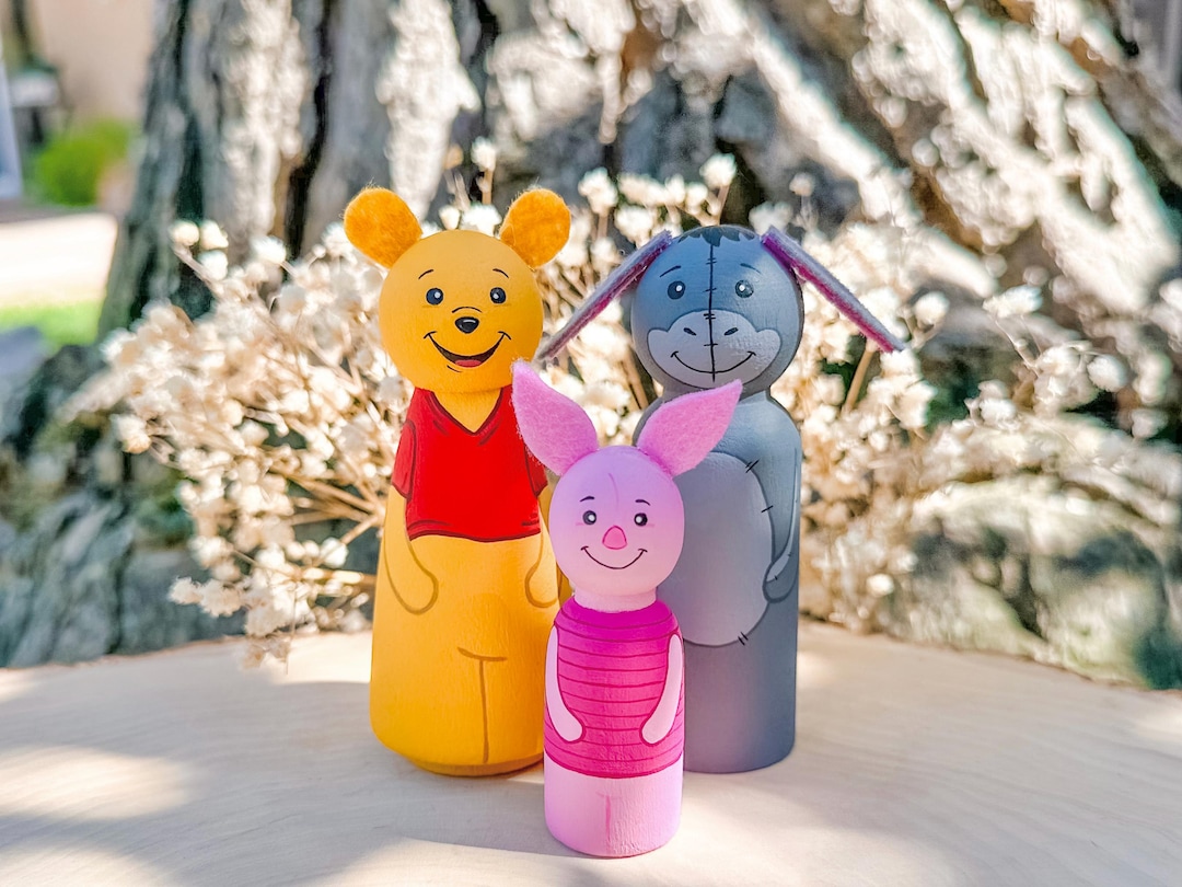 Storybook Cartoon Peg Doll Set | Storybook Friends | Winnie | Hand ...