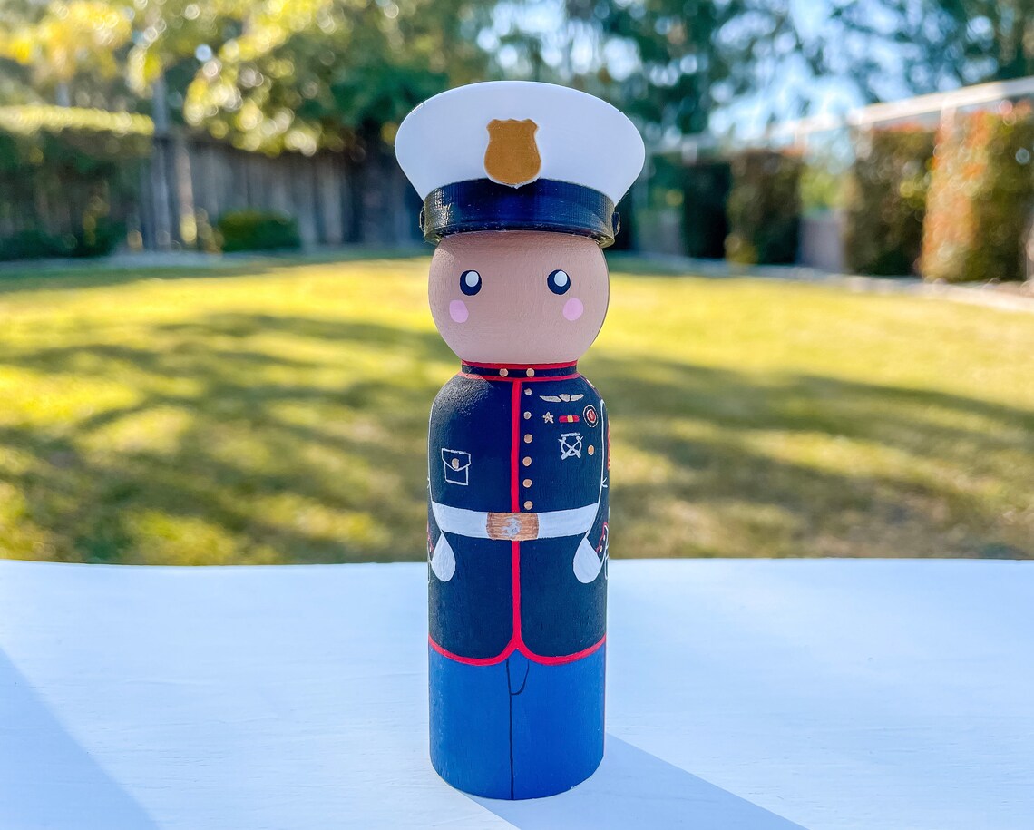 Military Peg Set Coast Guard Navy Marine Air Force - Etsy