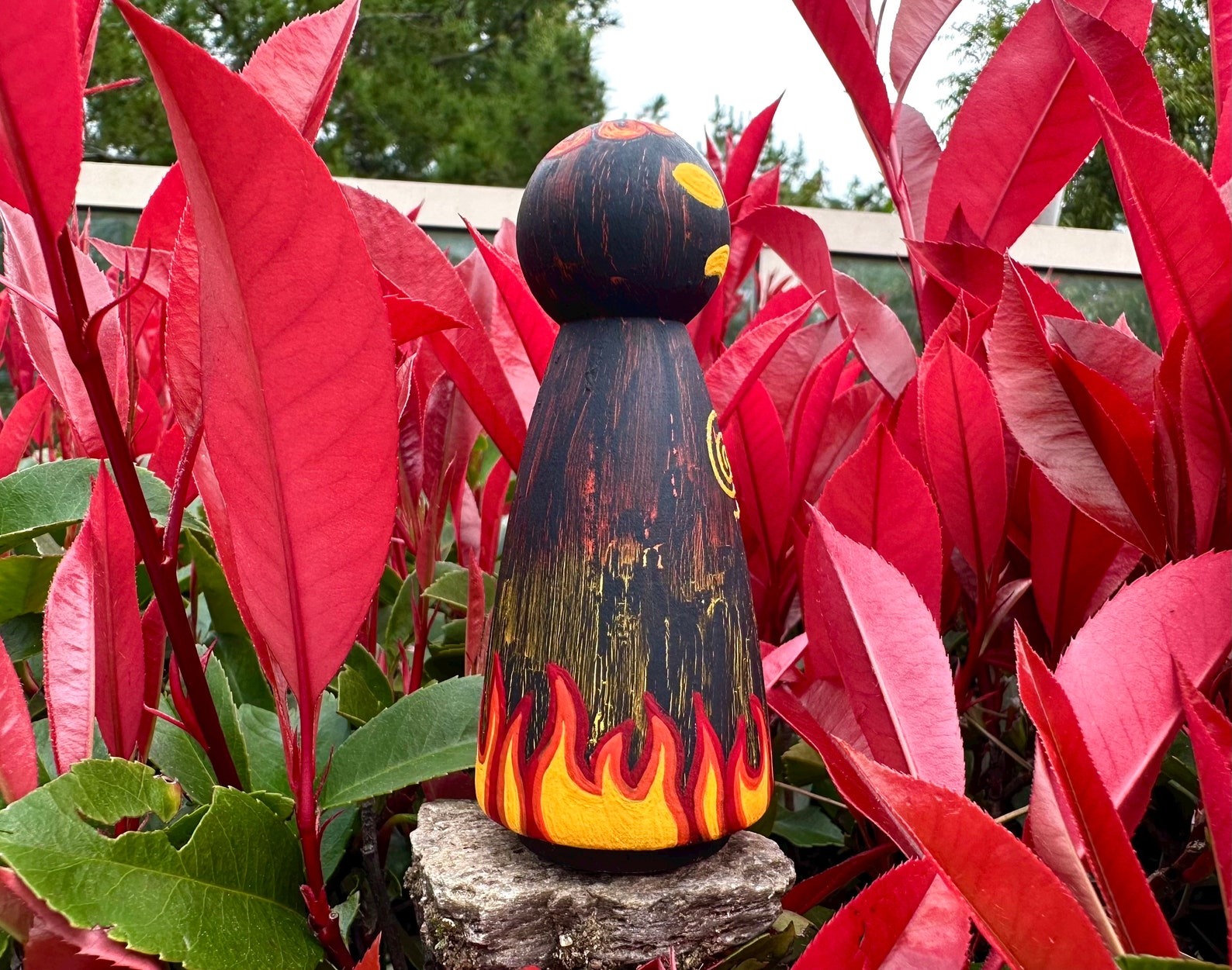 Fire Goddess Peg Doll | Island Fire | Volcano | Christmas Gift ...