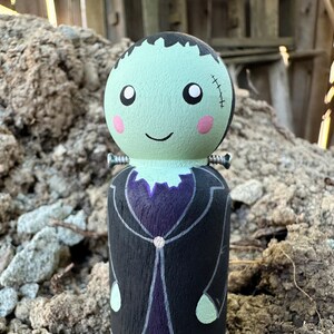 Monster | Bride of Monster | Halloween Peg Dolls | Halloween | Creature ...