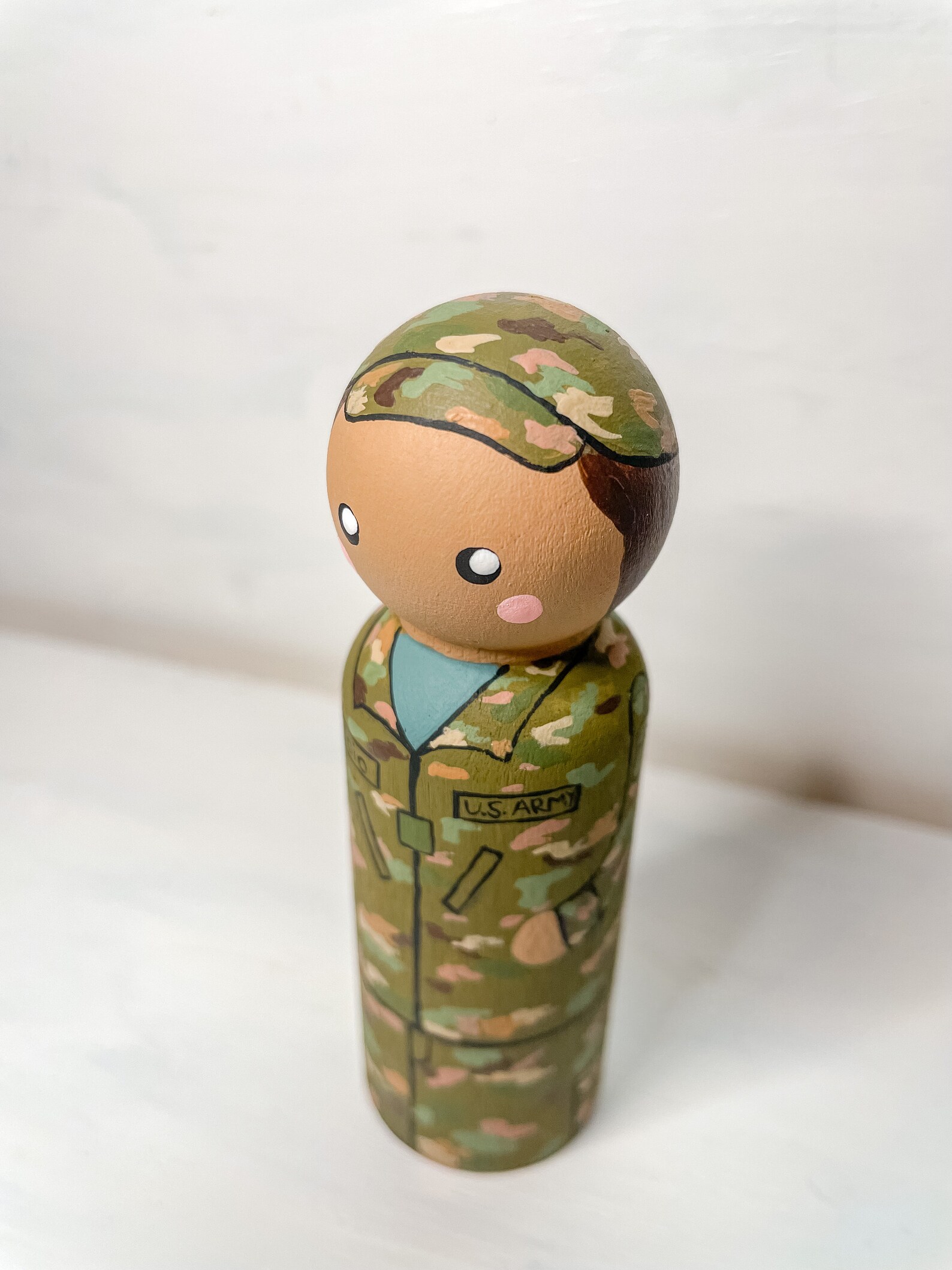 Army Peg Doll Army Army Gift Army Decor Army Toy - Etsy