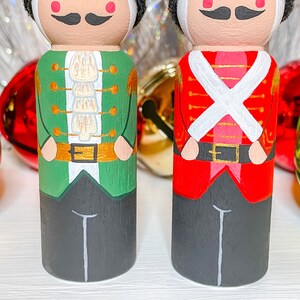 Nutcracker Peg Dolls Christmas Nutcracker Christmas Gift - Etsy